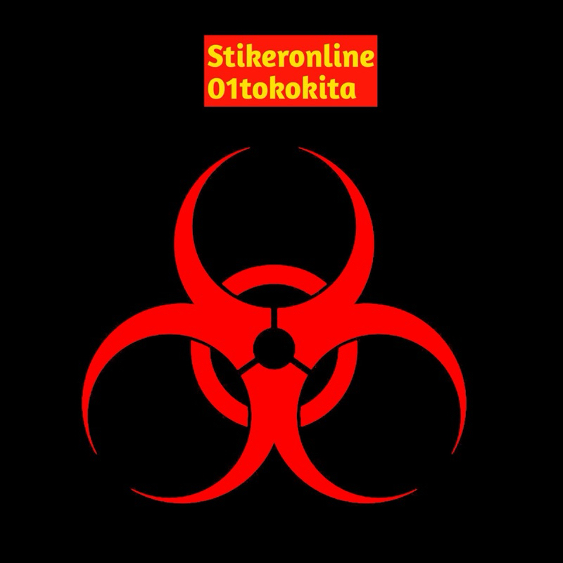 Sticker cutting logo biohazard Variation Of Motorcycle Car helmet ...