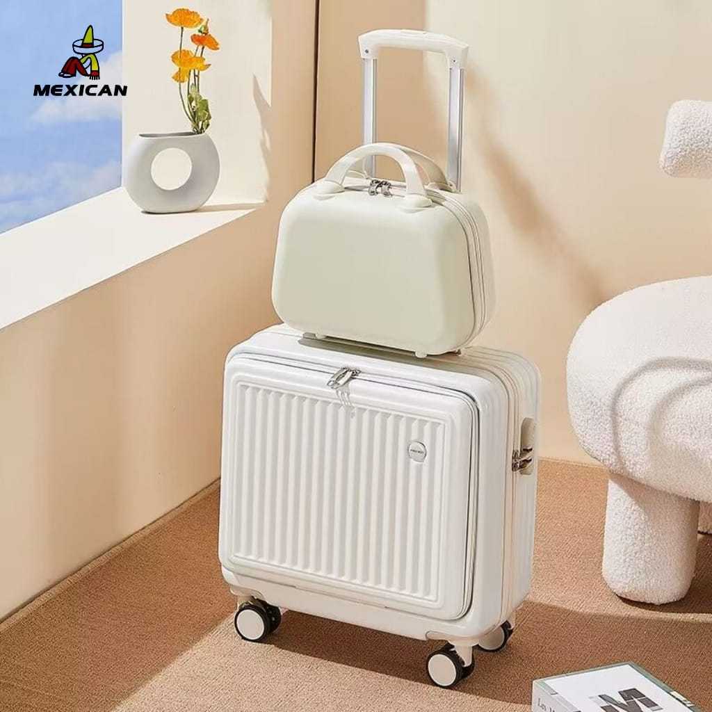 Mexican Pilot Suitcase A965 Mini 18 Inch Double Pin Cabin Size Light and Multi-Function | Shopee ...