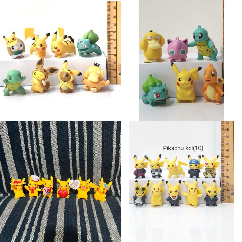 Pokemon Go Action Figure Display Set Of 6/8 Pikachu | Shopee Malaysia