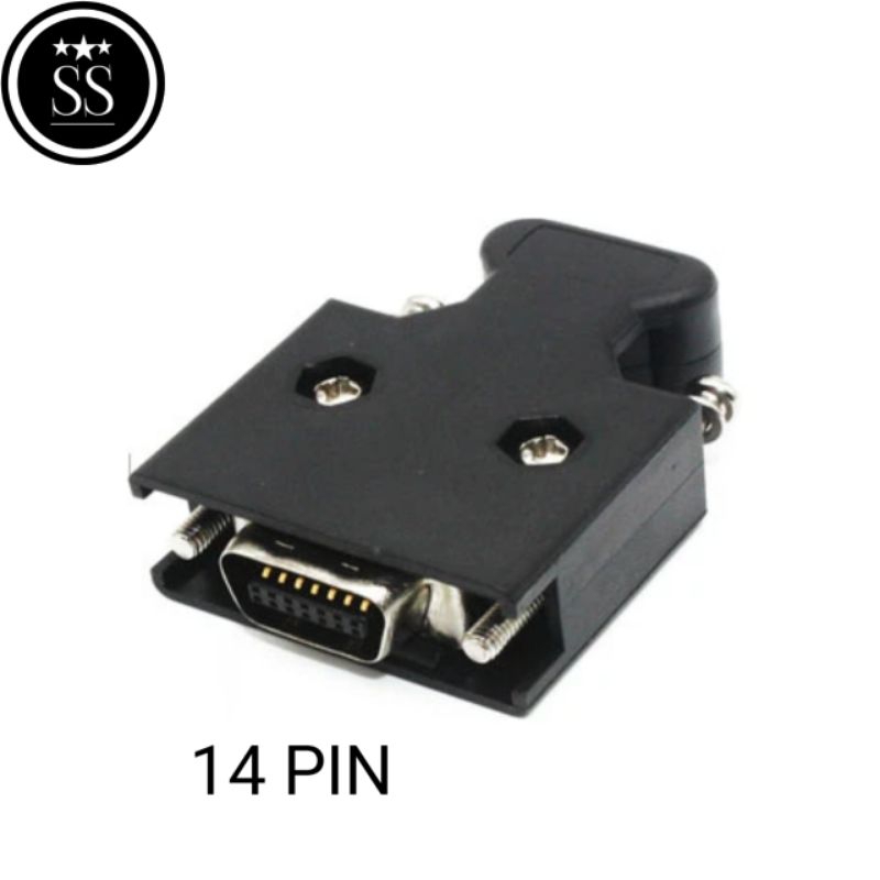 14 pin SCSI Connector / HPCN 14 servo socket Connector | Shopee Malaysia