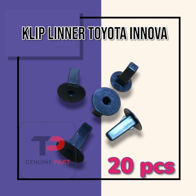 Toyota innova fortuner fender liner button clips, 20 pcs | Shopee Malaysia