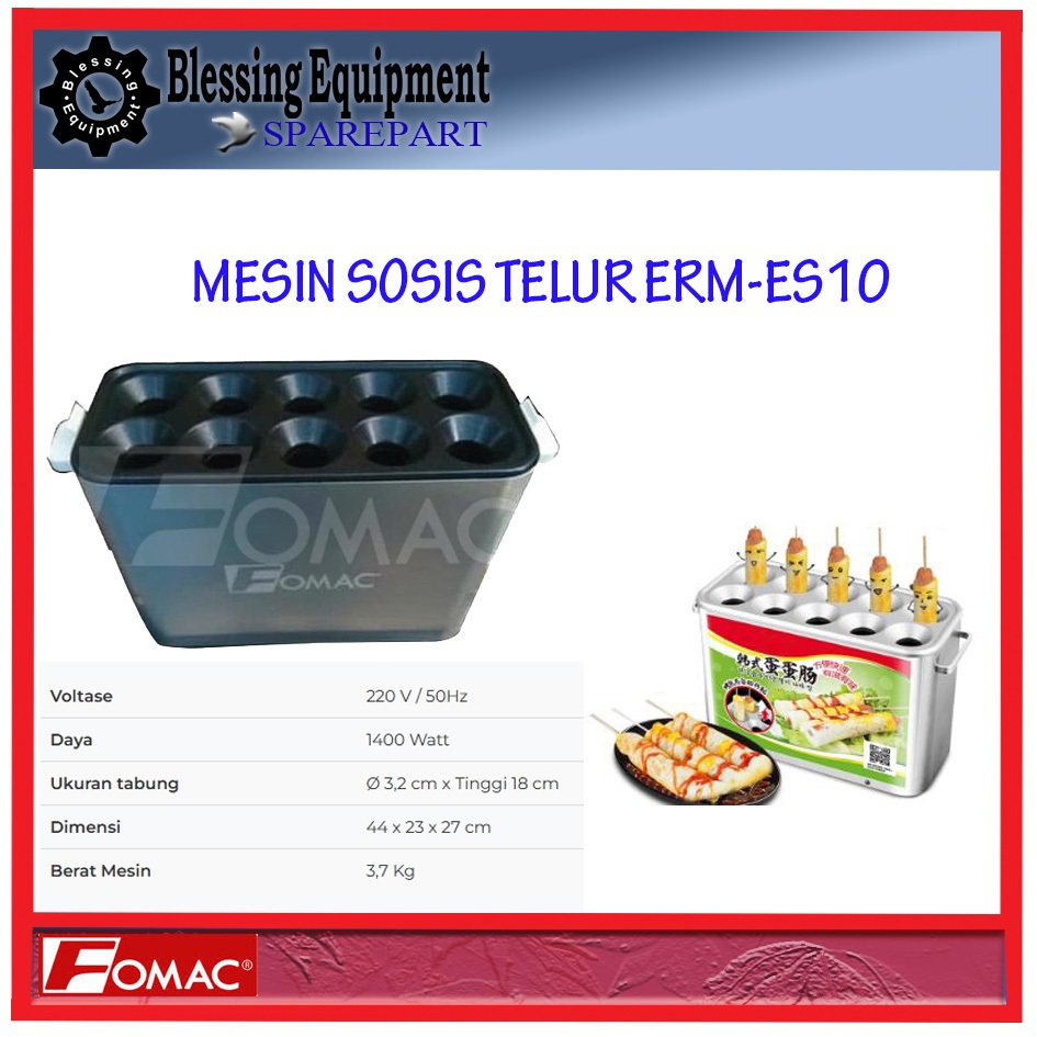 MESIN Erm-es10 Egg Sausage Machine | Shopee Malaysia