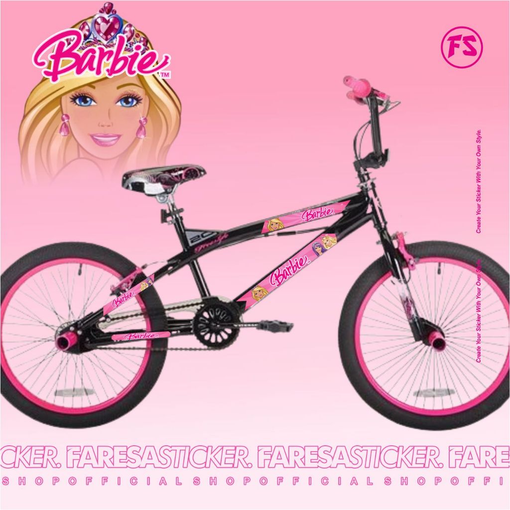 Variation BIKE Sticker | Barbie, Hello Kitty, Frozen, Little Pony ...