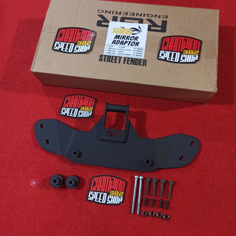 Zx10r Rear View Mirror Adapter Bracket Holder HP Street Fender New XMAX ...