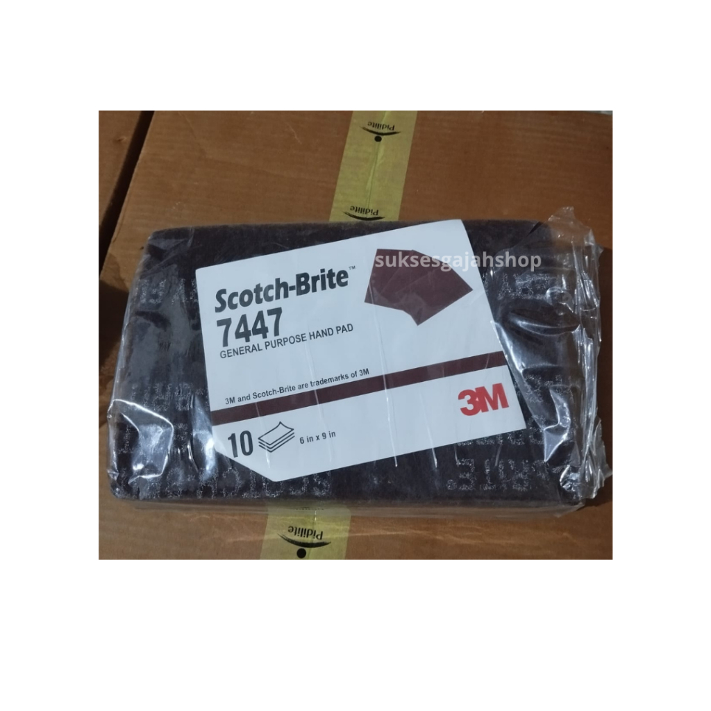 MERAH Scoth Scotch Brite 3M Type 7447 Red / Red 9" X 6" | Shopee Malaysia