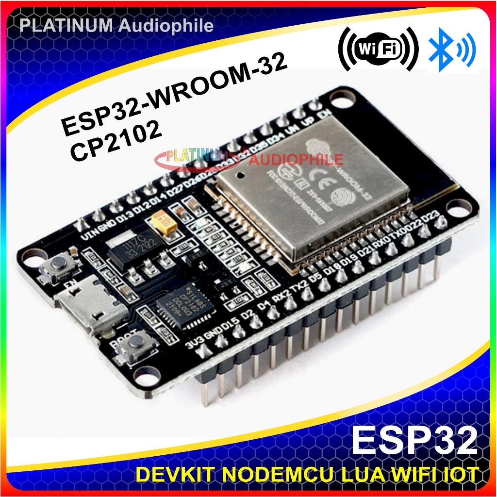 Esp32 ESP-32 ESP-32S CP2102 DEVKIT DOIT WIFI BLUETOOTH IOT DELEPMENT ...