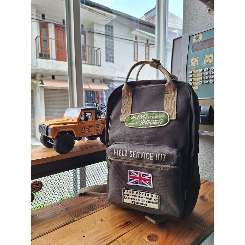 Land Rover canvas bagpack | Shopee Malaysia