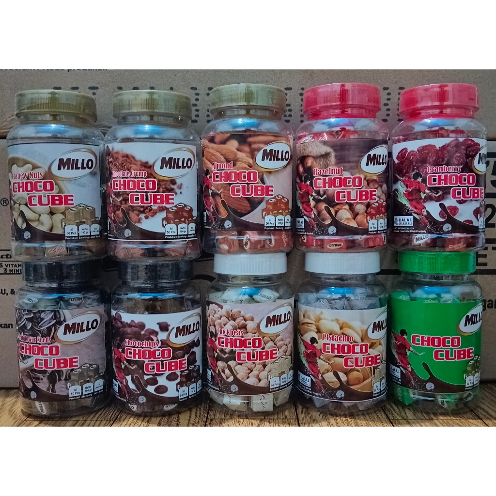 All Milo/Millo Variants 1 Jar (Contains 50 Pcs) | Shopee Malaysia