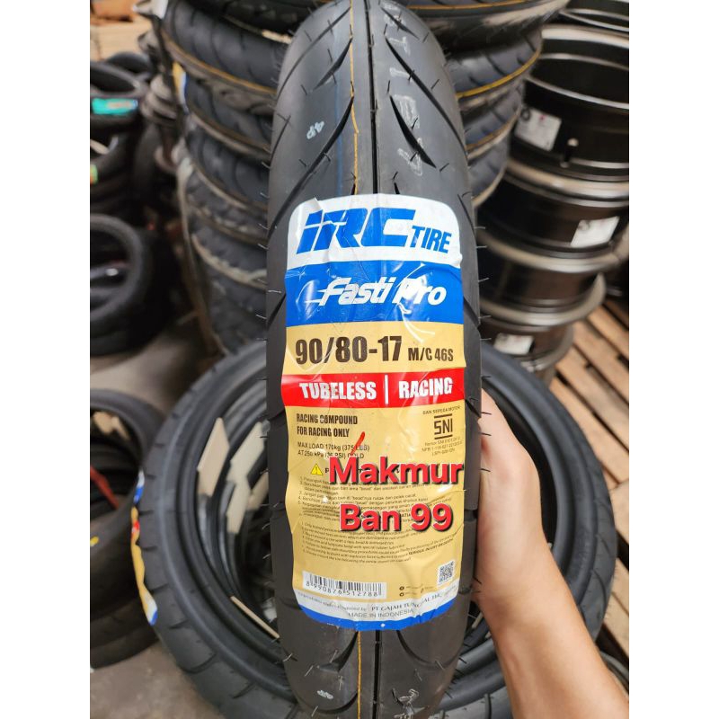 Irc FASTI PRO Tire 90/80-17 Tubeless Soft Compound | Shopee Malaysia