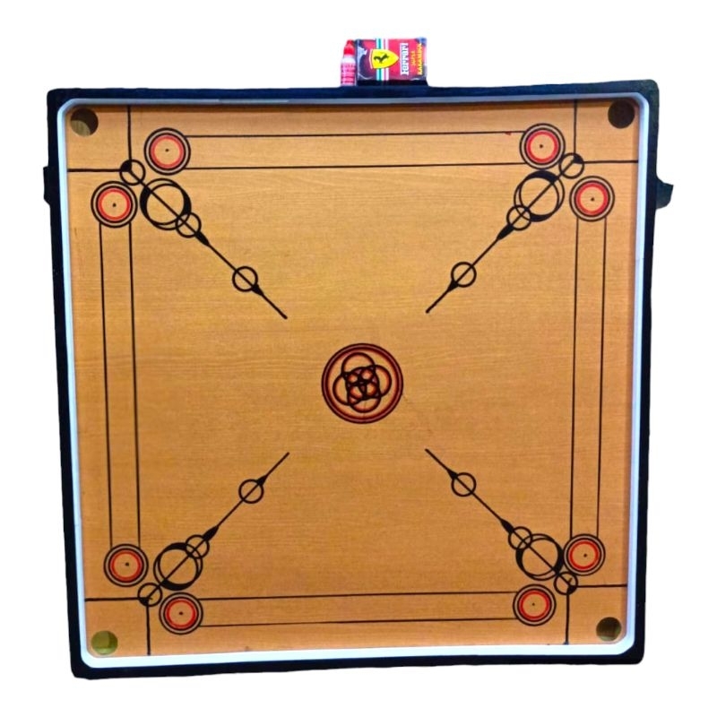 Medium Carrom Table 75 Cm x 75 Cm Complete with Carom Seeds and ...