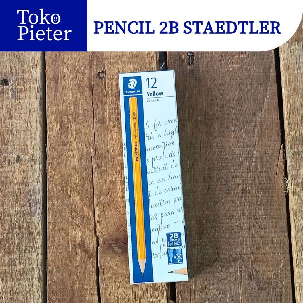(1PACK) 2b STEADTLER PENCIL / DRAWING PENCIL / EXAMINATION PENCIL ...