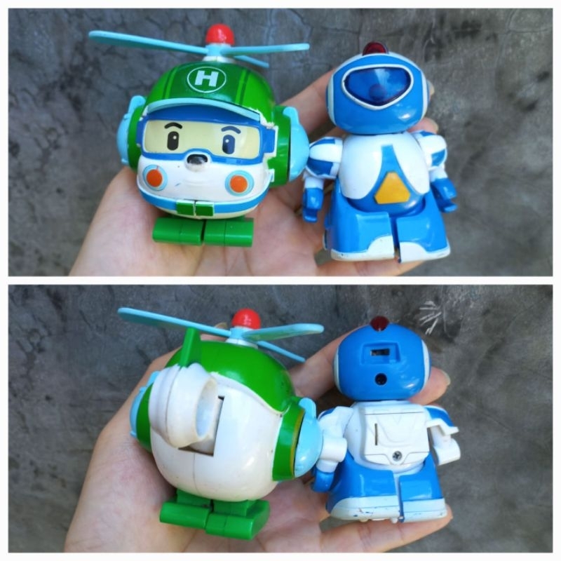 Robocar Poli Educational Robot + Homyped Robot blue set gets 2 pcs ...