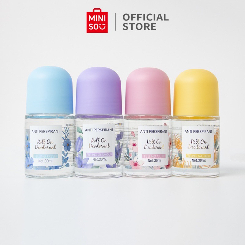 Miniso deodorant roll on for women and men 30ml | Shopee Malaysia