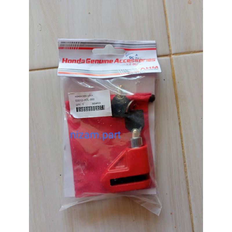 Original honda dislock Disc Padlock | Shopee Malaysia