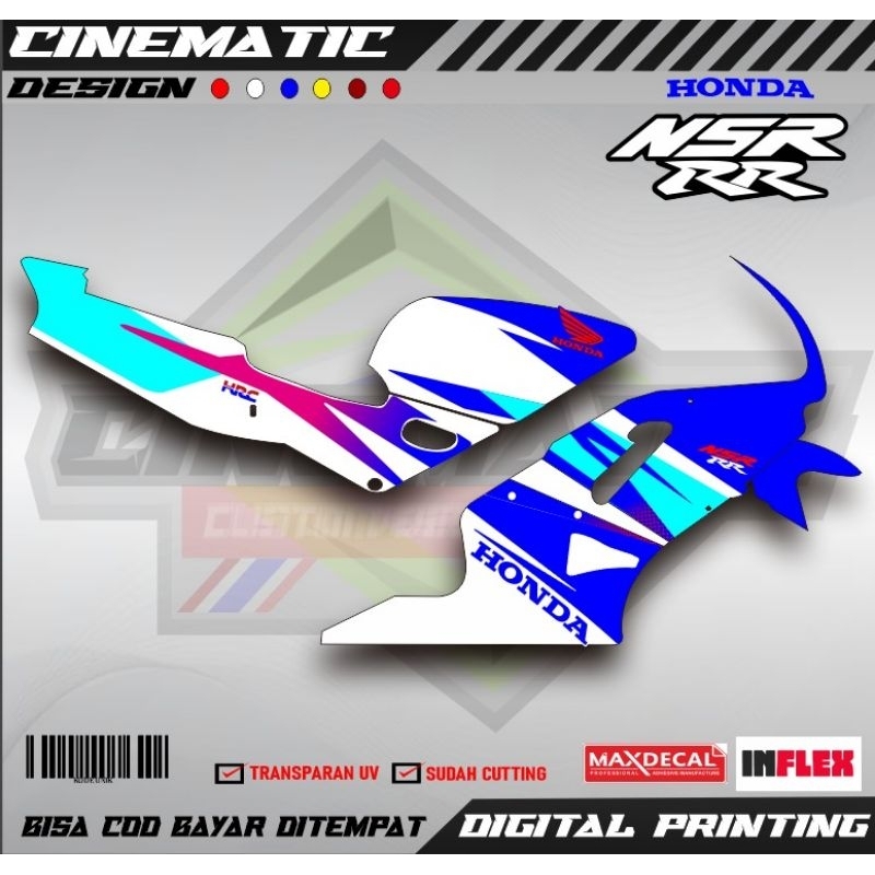 Sticker striping Honda NSR RR Variation Can Request | Shopee Malaysia