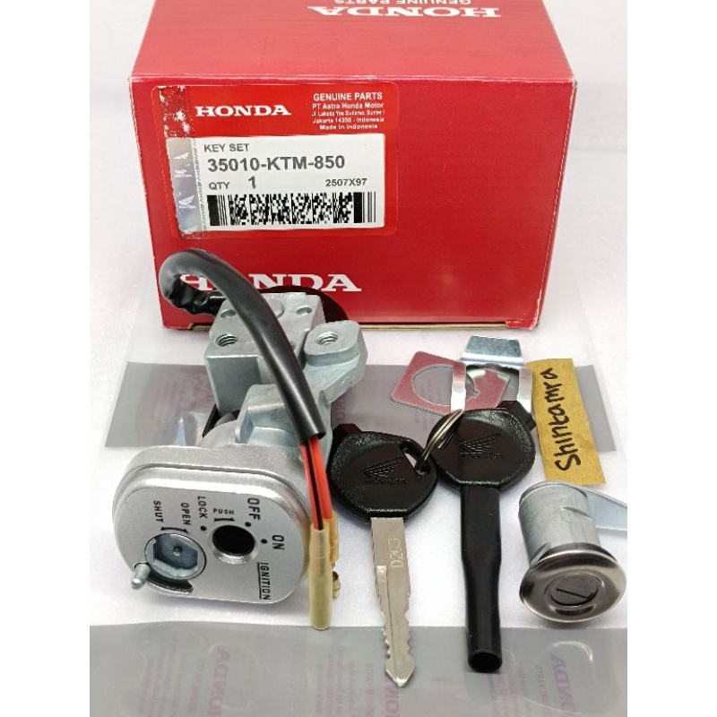 LOKAL Ignition key set plus open KTM seat (key set) Supra x 125 ...