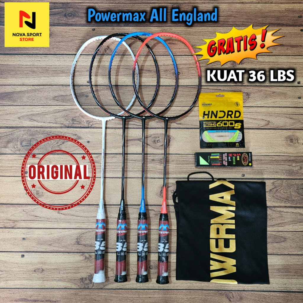 Powermax All England Badminton Racket | Shopee Malaysia