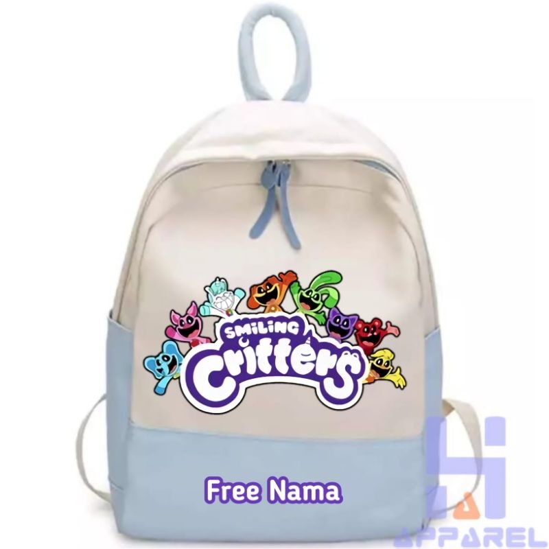 Children's Backpack SMILING CRITTERS POPPY PLAYTIME | Shopee Malaysia