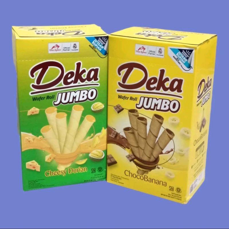 Deka WAFER ROLL JUMBO/ 1 BOX CONTAINS 20 PCS @ 16 GR | Shopee Malaysia