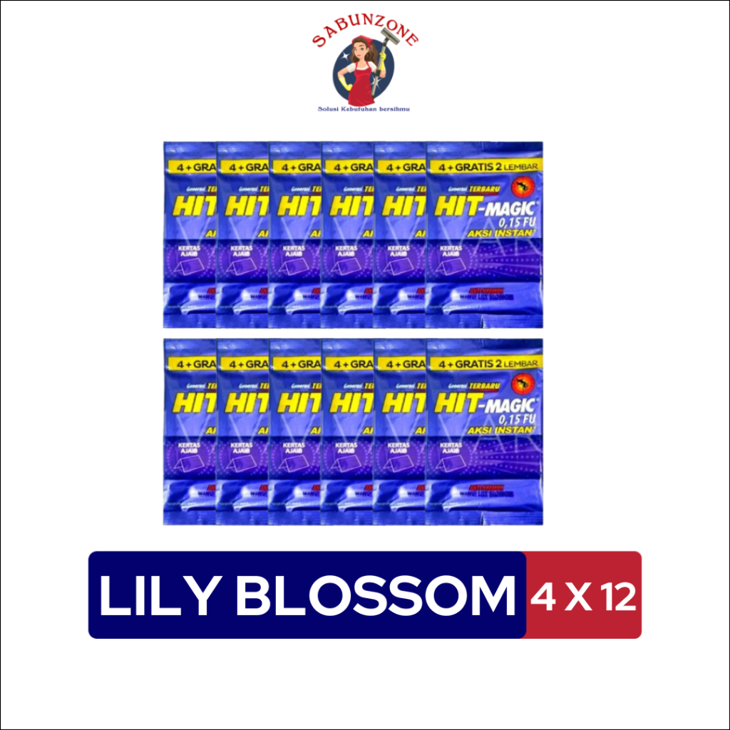 Hit Magic Sachet Package Contains 4 Lily Blossom Burning Mosquito ...