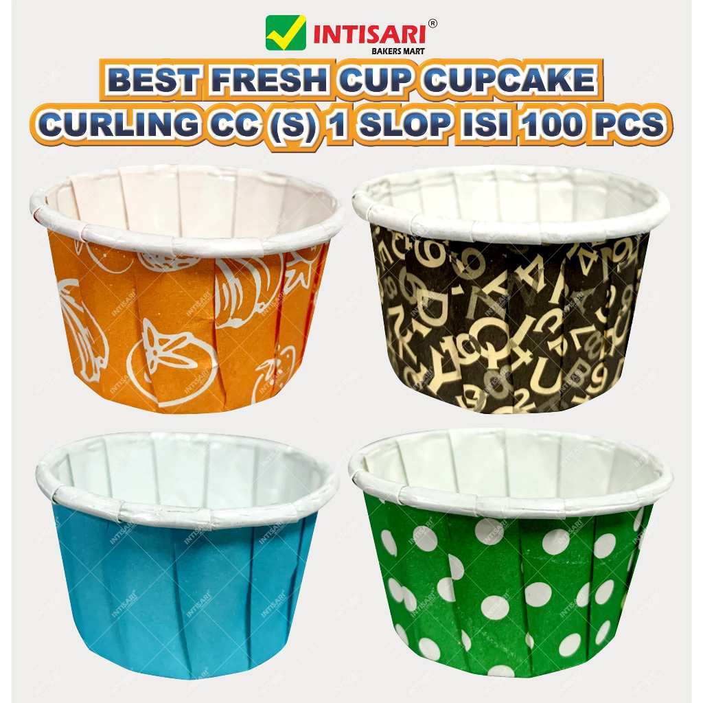 Best FRESH CUP CUP CUPCAKE CURLING CC (S) 1 SLOP (CONTENTS 100 PCS ...