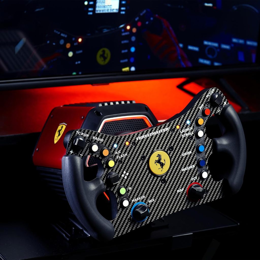Thrustmaster FERRARI 488 GT3 WHEEL ADD ON STEERING WHEEL FOR PC PS5 PS4 ...