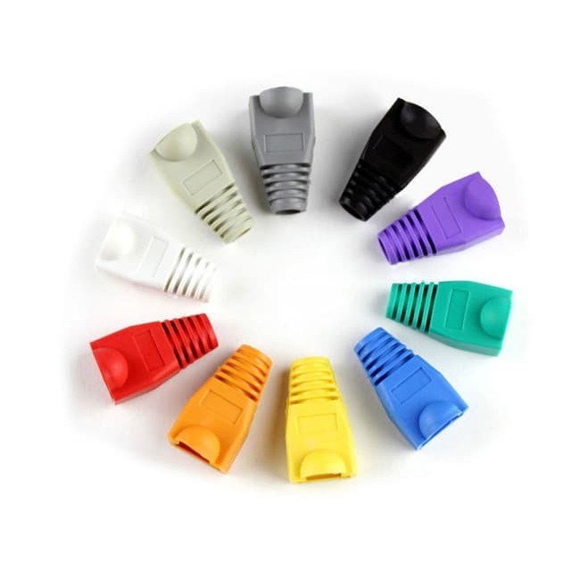 Spectra Plug Boot RJ45 per pack contains 100 pcs | Shopee Malaysia
