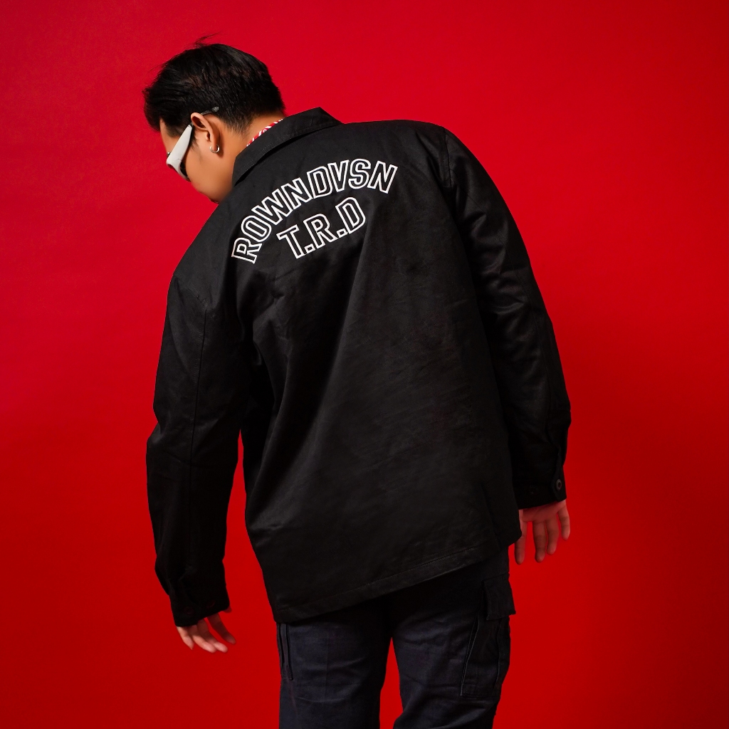 Rown Division Official Deck Jacket -Vsn Canvas Jacket Deimos Black ...