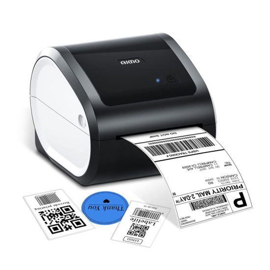 Thermal Barcode Printer Aimo D520 BLUETOOTH & USB With Support 110MM A6 ...