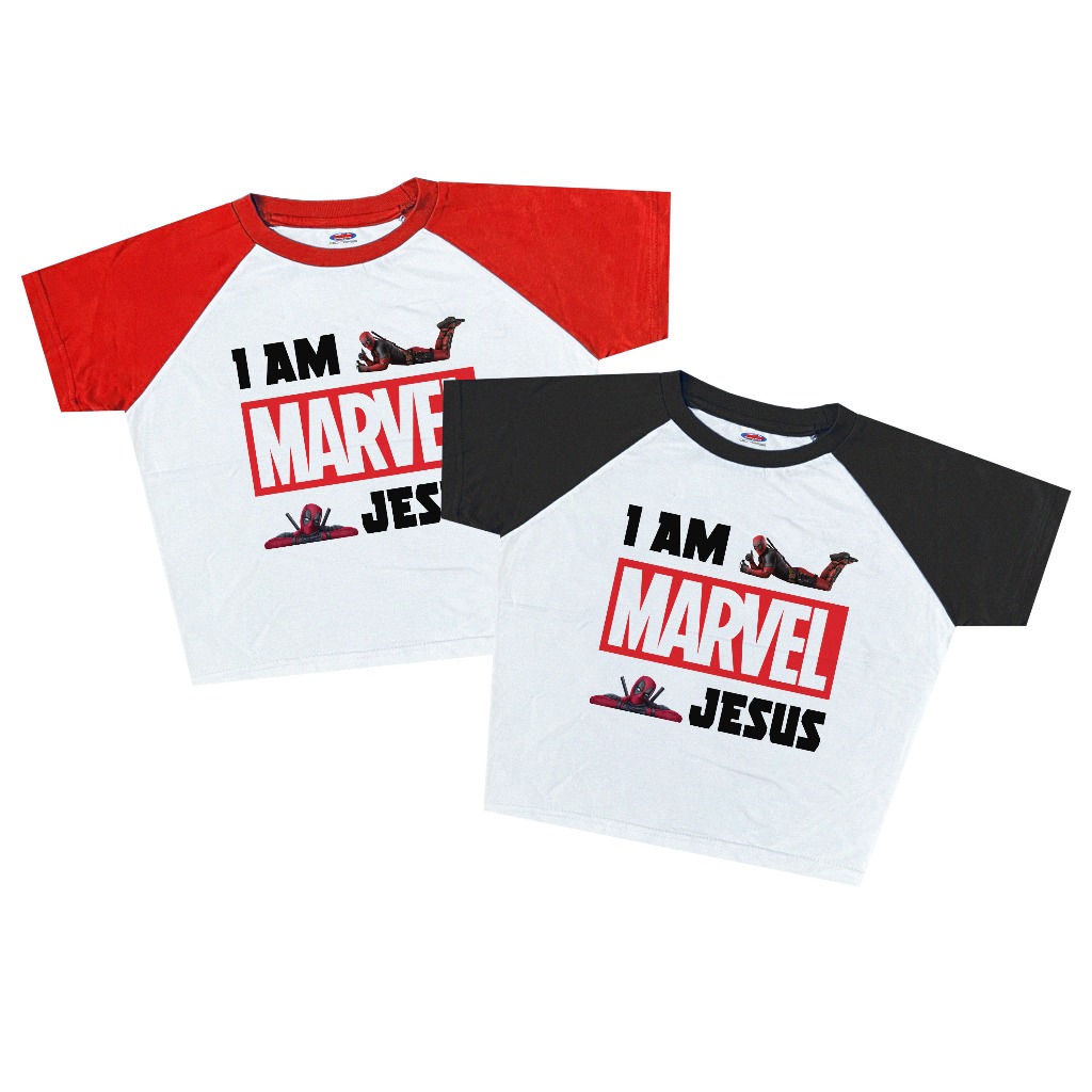 Deadpool Crop Top Marvel Jesus Crop Tee Deadpool | Shopee Malaysia