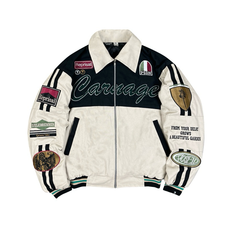 Boxy Cut Varsity Jacket/Racing Jacket | Carnage | Poseidon Reprisal ...