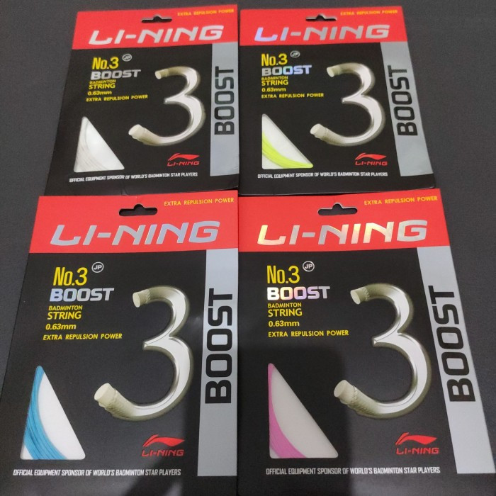 Lining BADMINTON Racket String NO 3 BOOST 100% ORIGINAL | Shopee Malaysia