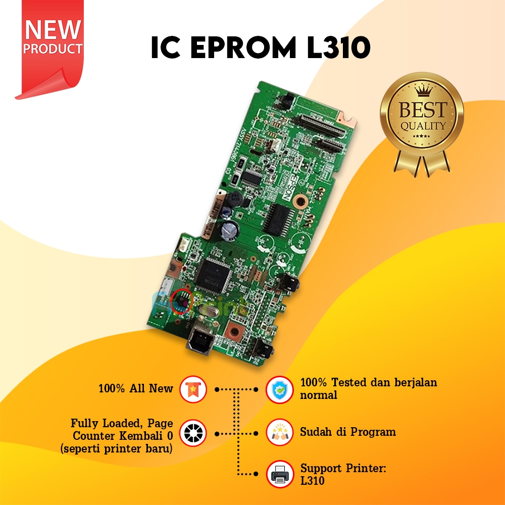 Epson L310 Eprom IC, Epson L310 Reset Eeprom IC, Epson L310 Resetter ...