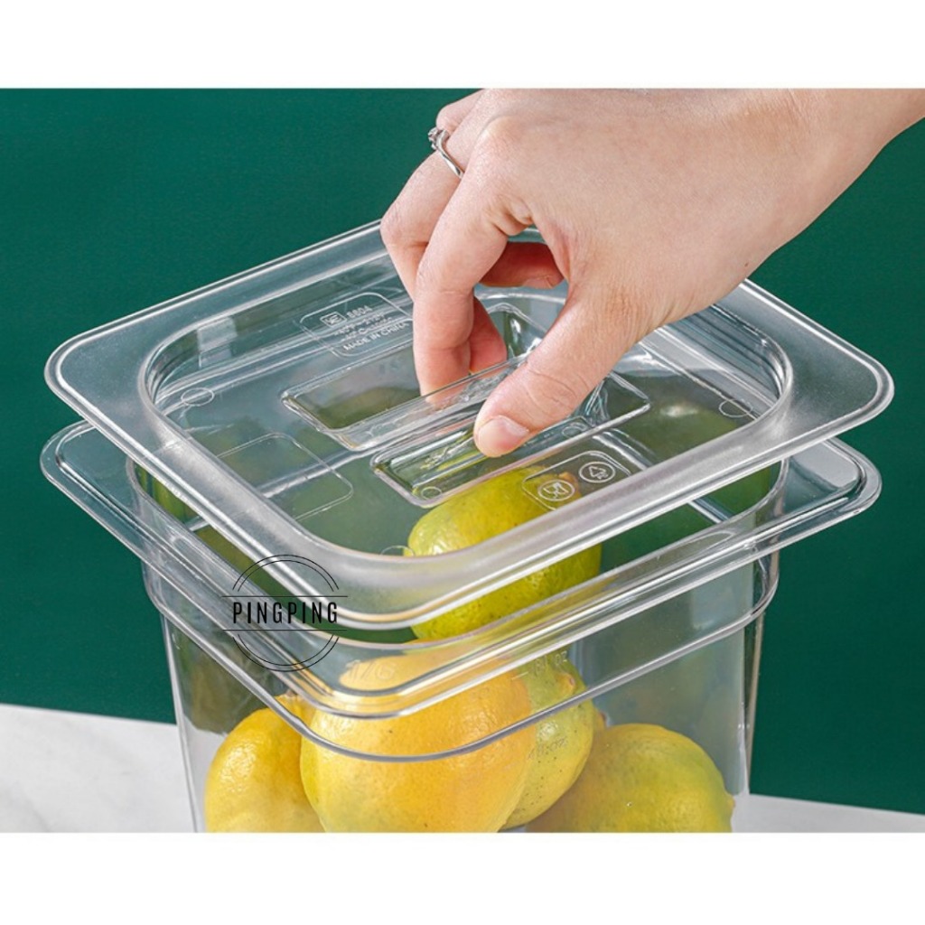 Pcc Polycarbonate Food pan / Transparent plastic Food pan / buffet ...
