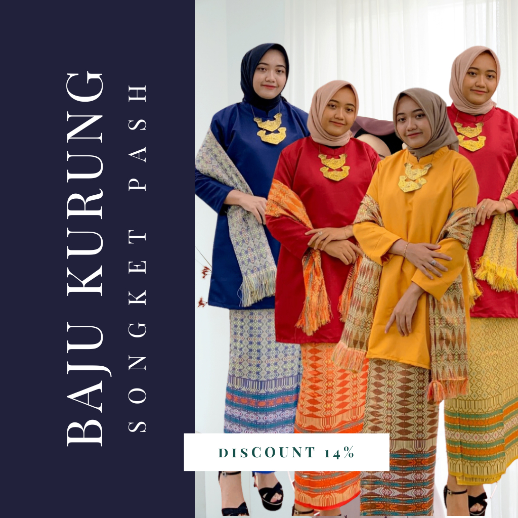 Tina Songket - Songket Pash / Palembang Special Baju Kurung Set Songket Skirt And Shawl - Baju ...