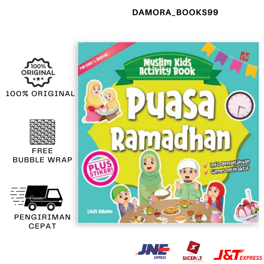 Muslim KIDS ACTIVITY BOOK: FASTING RAMADHAN by Lisdy Rahayu | Shopee ...