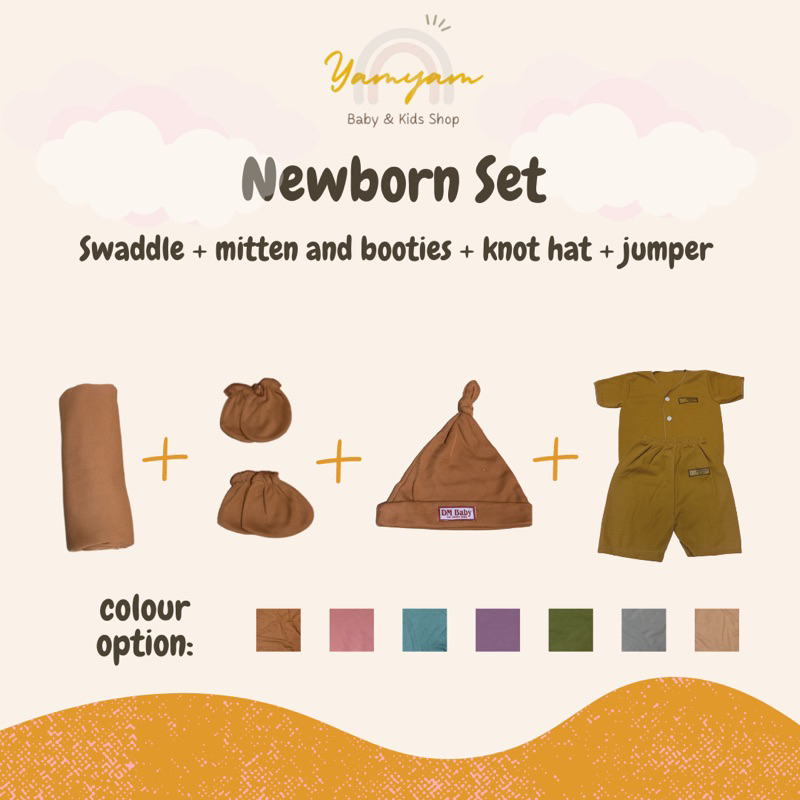 Newborn set complete set baby clothes front button newborn baby clothes ...