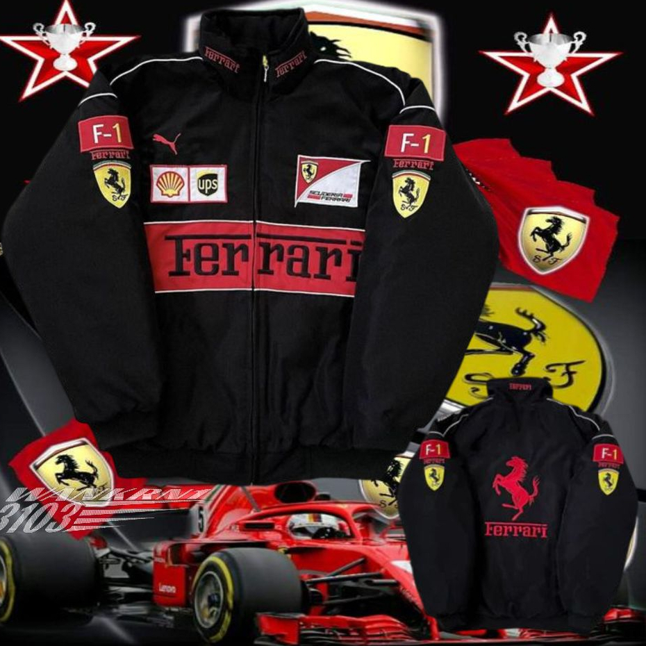 Vintage F1 Racing 1039 Ferrari Nascar Jacket | Shopee Malaysia