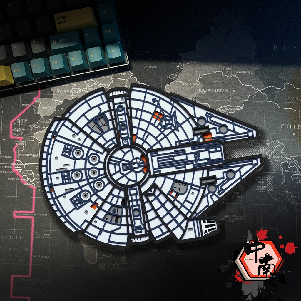 Multilayer Star Wars Millennium Falcon Wall Panel | Shopee Malaysia