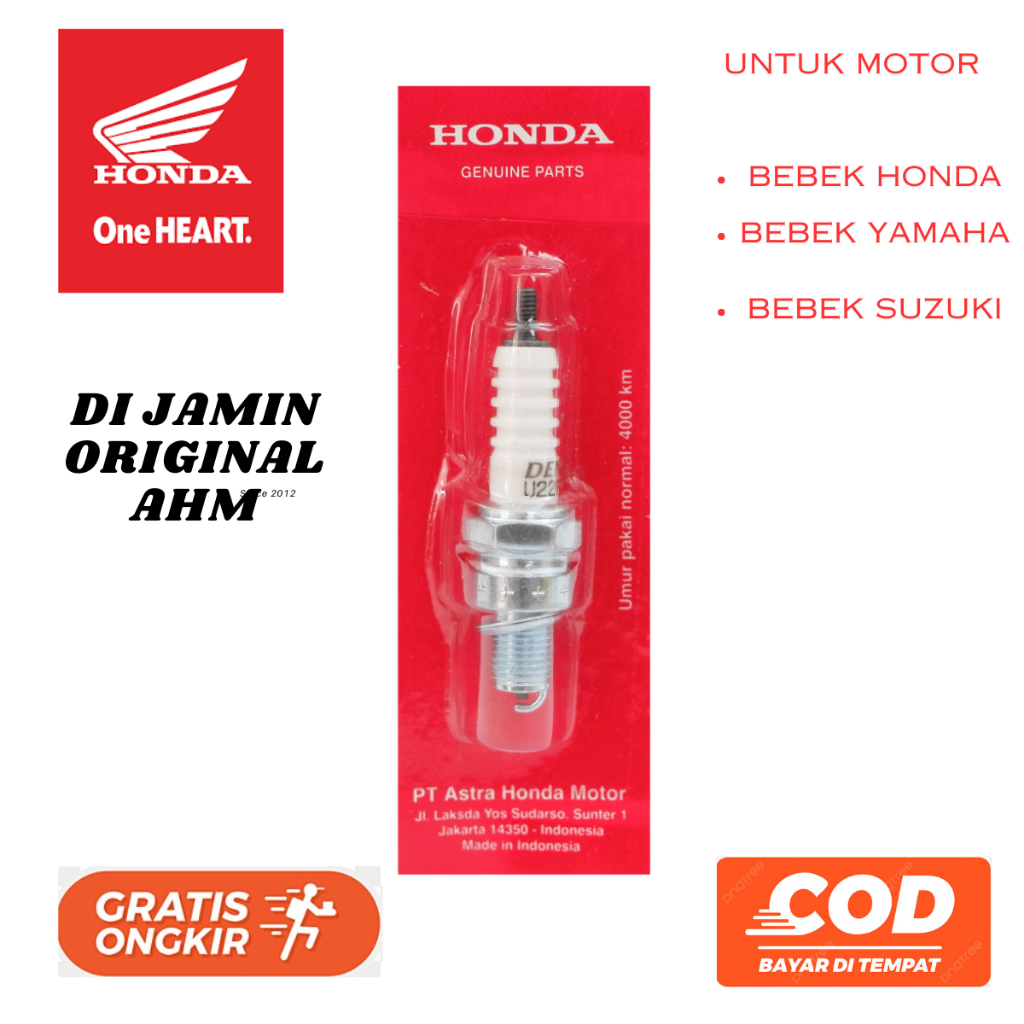 Original AHM U22FSU honda grand spark plugs - supra - Legend - revo ...