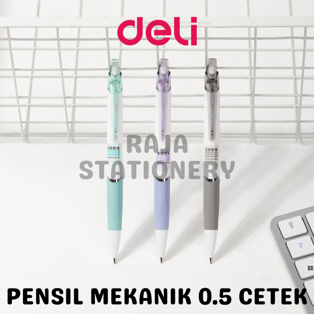 Deli Mechanical Pencil 0.5mm / Mechanical Pencil 0.5 Deli Shallow S327 ...