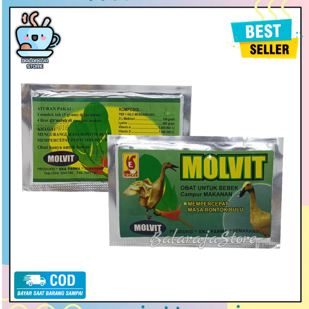 Molvit 10gram Accelerates The Period Of Loss Of Duck/Chicken Feathers ...