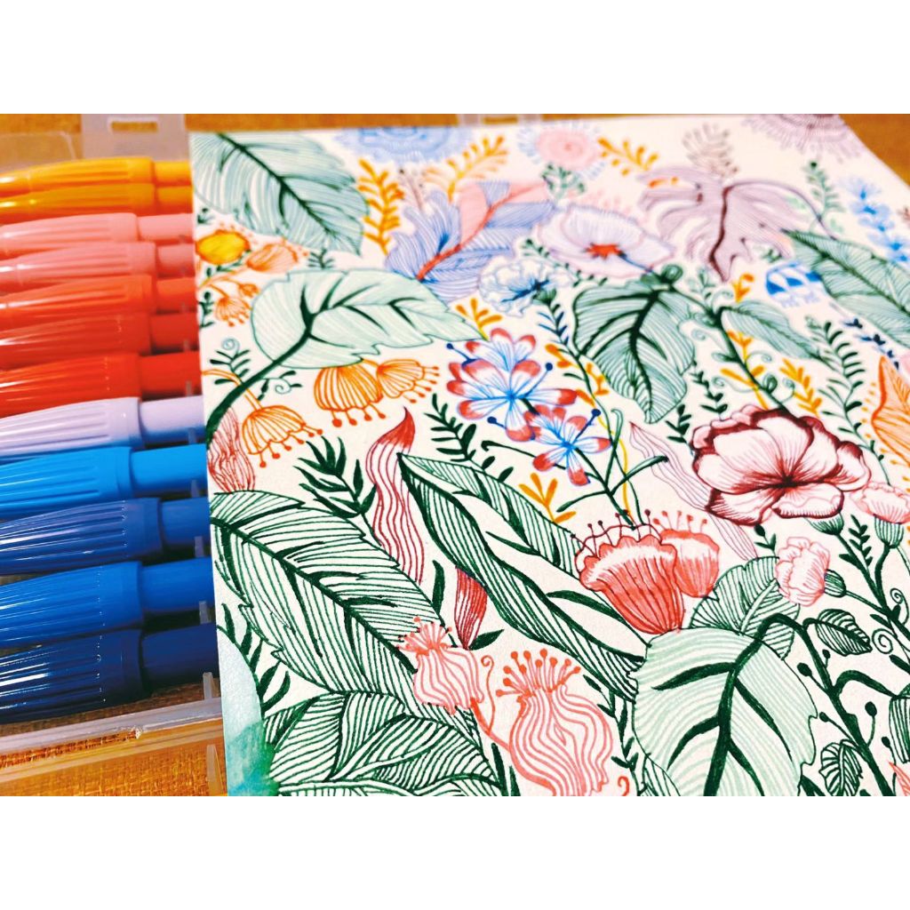 Drawing Pen Monami Plus Pen 3000 - 60 Colors Waterbased Color Marker ...