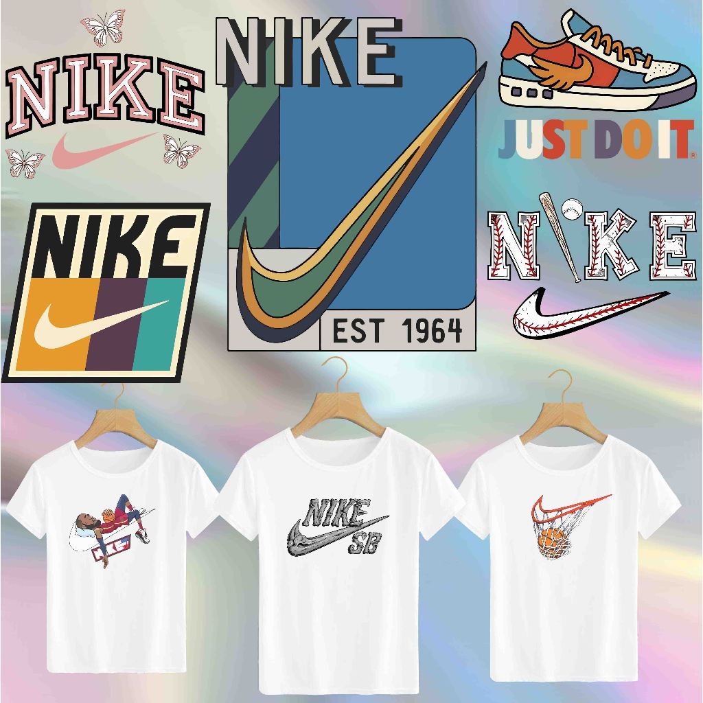 Dtf STICKER SCREEN PRINTING SIZE 14CM NIKE ART THEME | Shopee Malaysia