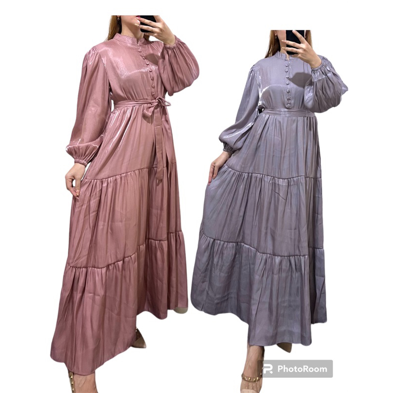 Cherry _ Latest shimmer silk Gamis | Friendly friendly Gamis | The ...