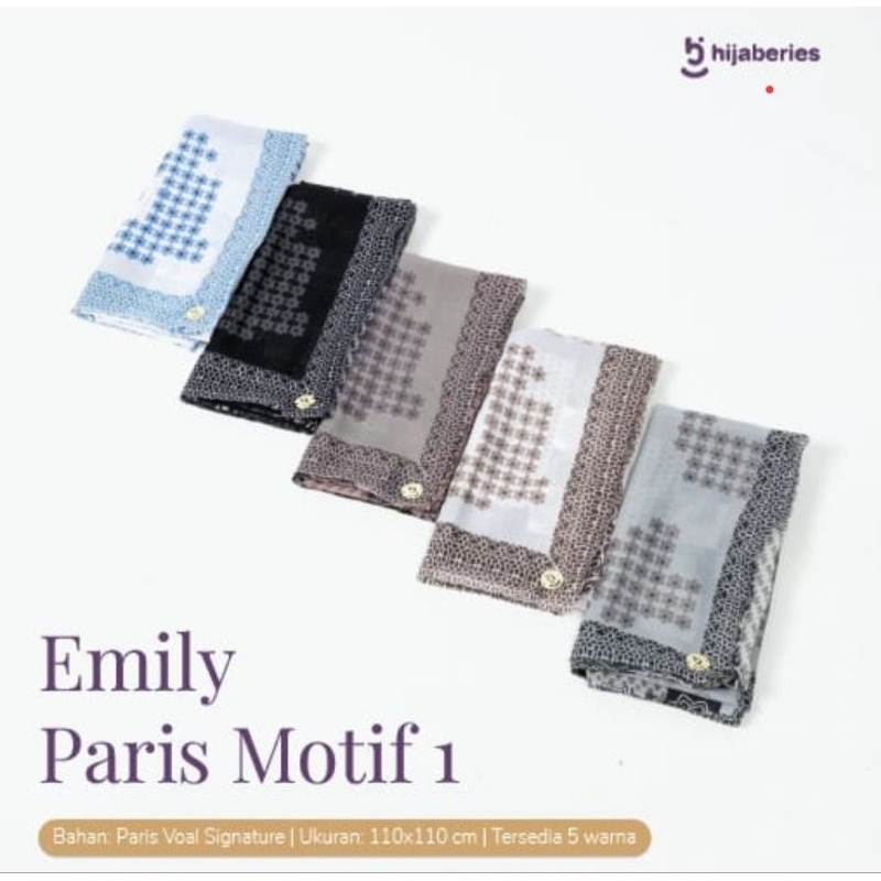Hijab Emily Paris Motif by Hijaberies | Shopee Malaysia