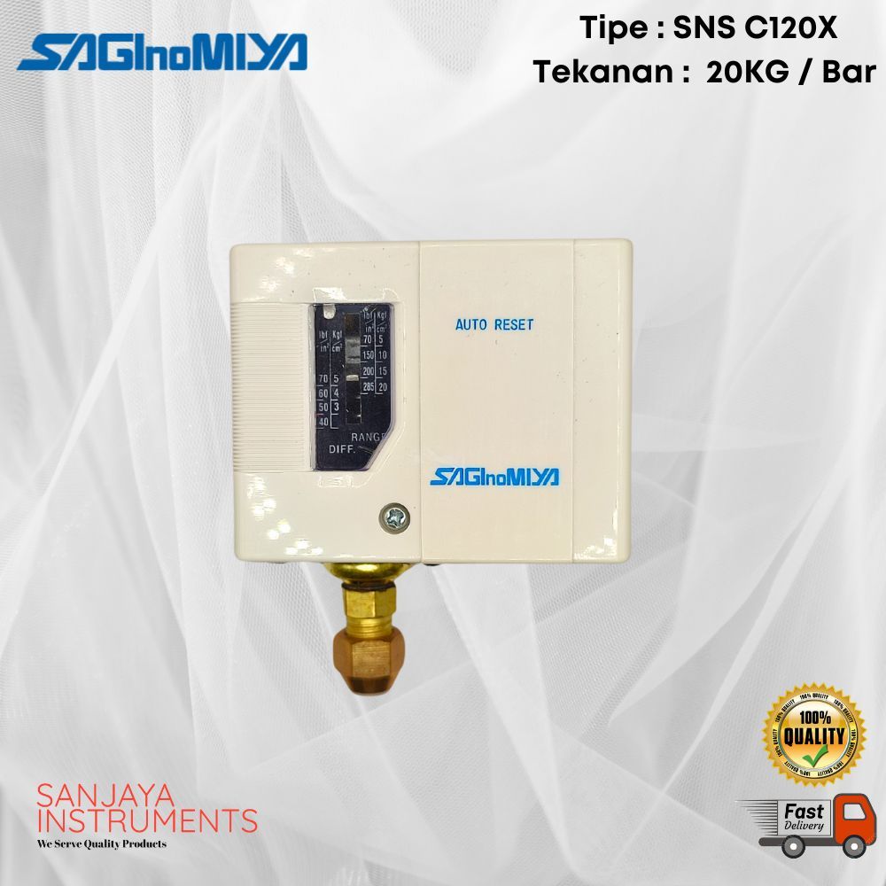 Sns-c120x Pressure Switch Saginomiya SNS C120X Pressure 0-20kg | Shopee Malaysia