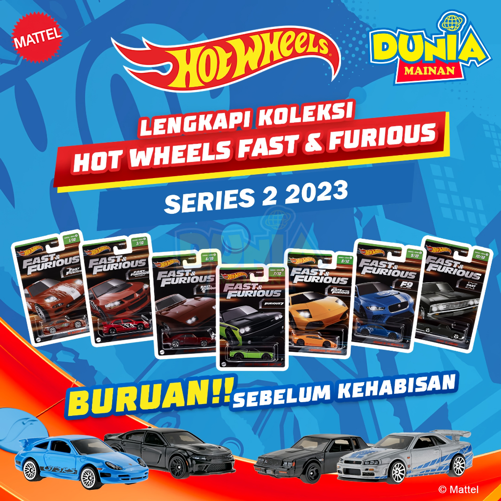 Hot Wheels Fast & Furious 2023 | Series 2 | Mazda RX7 | Nissan Skyline ...