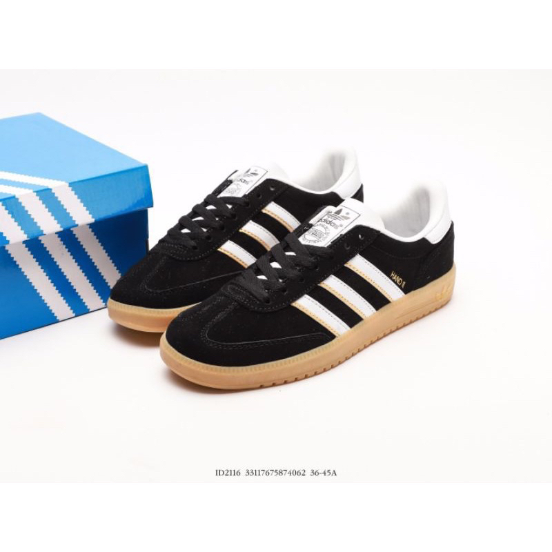 Adidas Hand II Black White Gum Casual Shoes 100% Authentic | Shopee ...