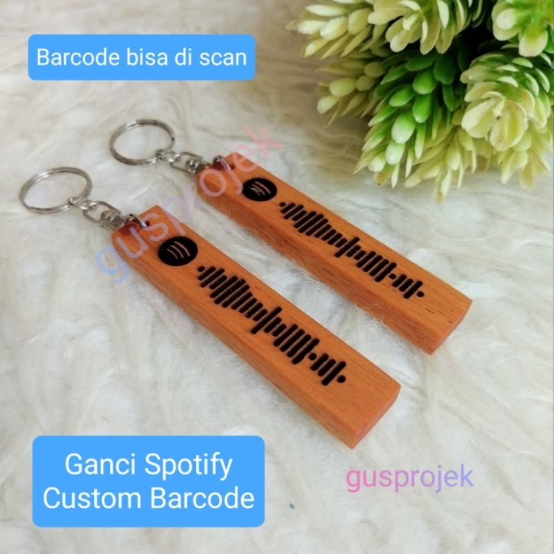 KAYU GANTUNGAN Spotify Aesthetic Custom Wooden Keychain Custom ...